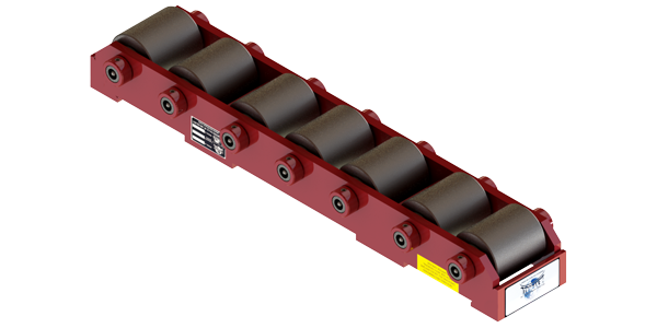 TDM-7 > Slim Rigid Straight Line Skates/Dollies - US Made | Hevi-Haul