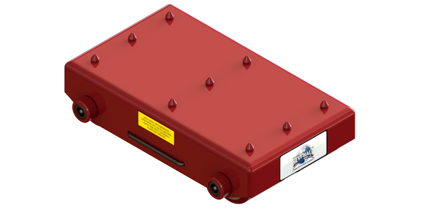 X-30-P > Short Rigid Straight Line Skates/Dollies - US Made | Hevi-Haul