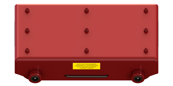 X-30-P > Short Rigid Straight Line Skates/Dollies - US Made | Hevi-Haul