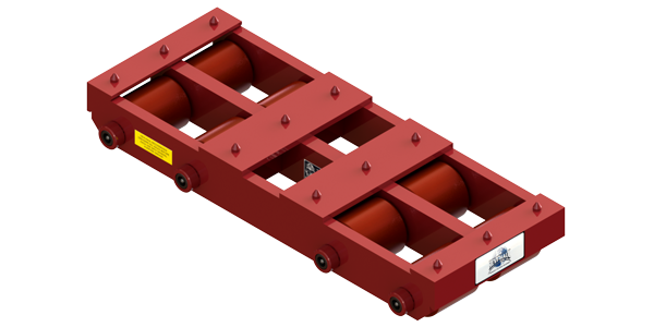 BB-100-P > Long Rigid Straight Line Skates/Dollies | Hevi-Haul