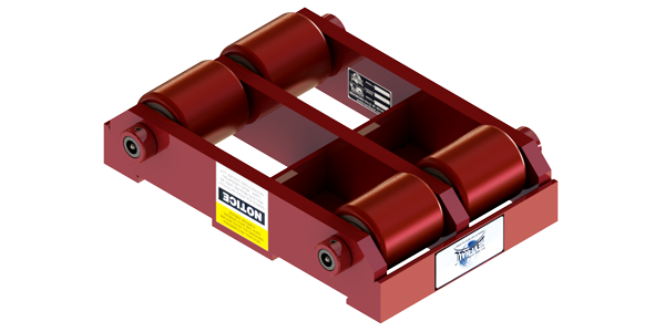 ST-1040-P > Short Rigid Straight Line Skates/Dollies - US Made | Hevi-Haul