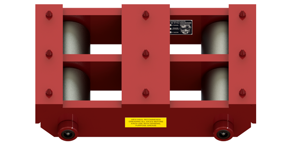 ST-1040 > Short Rigid Straight Line Skates/Dollies - US Made | Hevi-Haul
