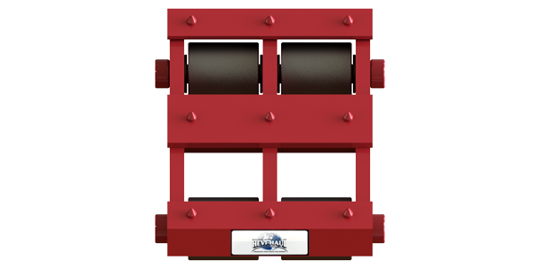 ST-1040 > Short Rigid Straight Line Skates/Dollies - US Made | Hevi-Haul
