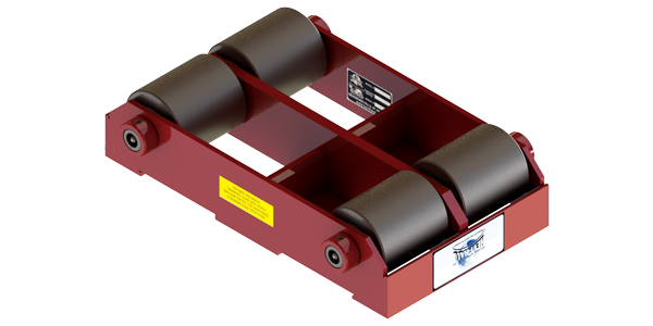 ST-1012 > Short Rigid Straight Line Skates/Dollies - US Made | Hevi-Haul