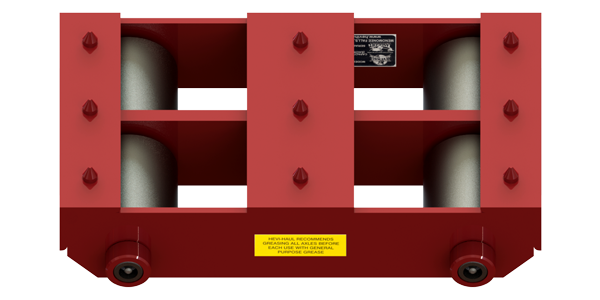 ST-1012 > Short Rigid Straight Line Skates/Dollies - US Made | Hevi-Haul